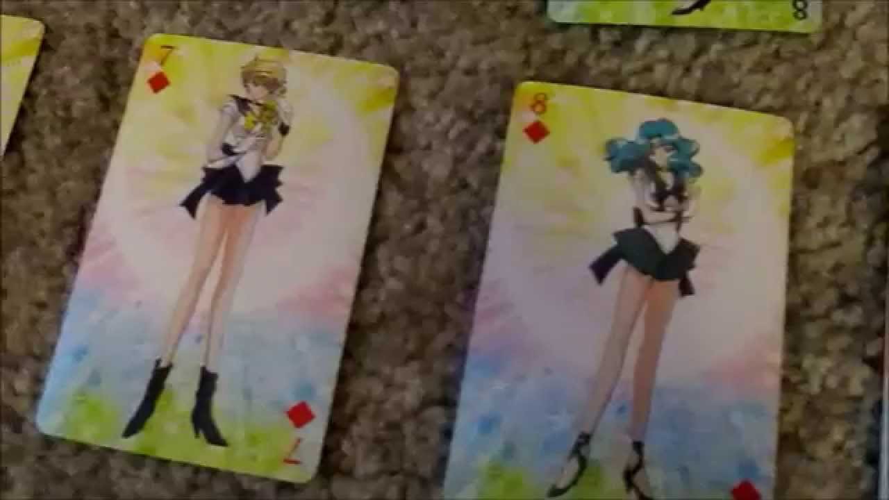 Sailor Moon: Sailor Stars - GE playing cards - YouTube