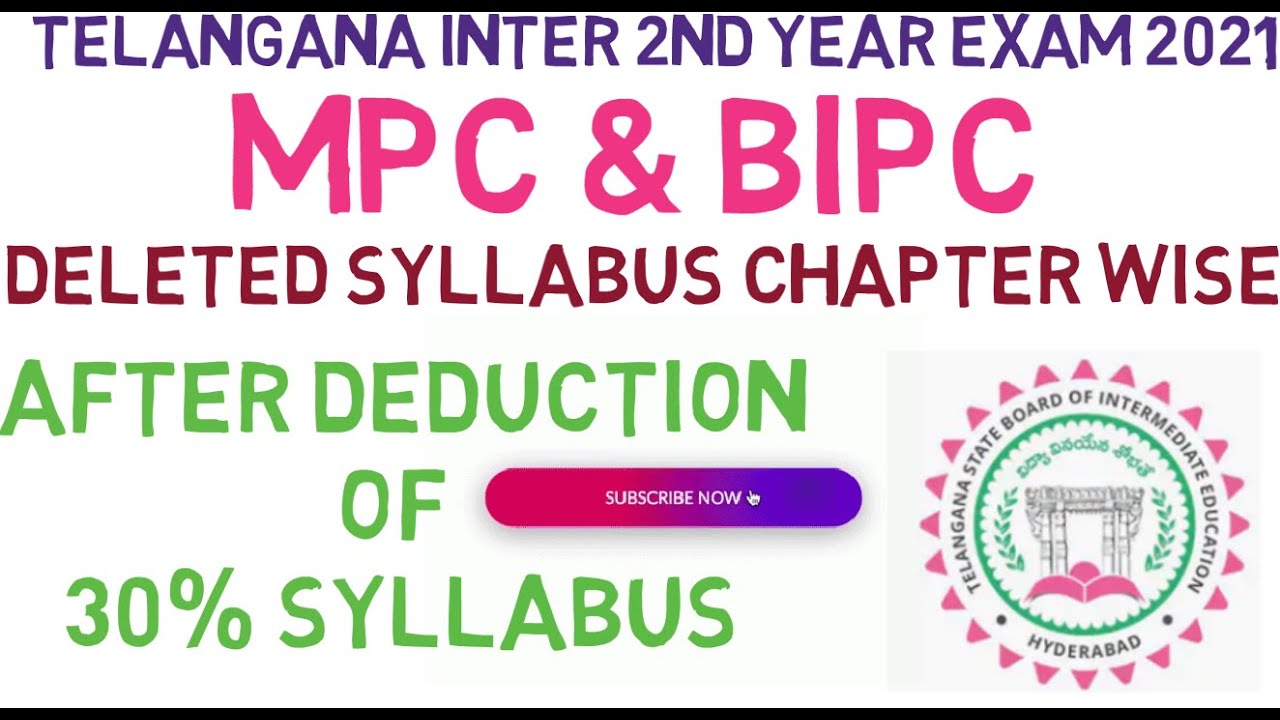 Telangana Inter 2nd Year Deleted Syllabus Of MPC BiPC After telangana-inter-2nd-year-deleted-syllabus-of-mpc-bipc-after