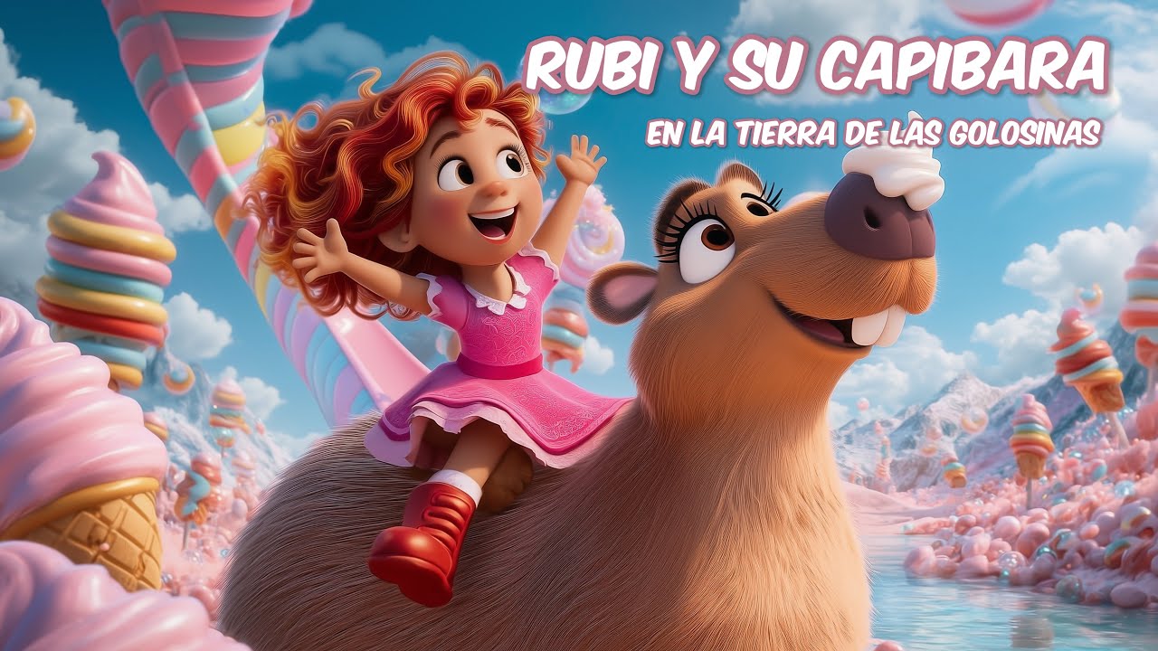 Rubi y su Capibara en la Tierra de las Golosinas 🍭 | Un cuento mágico y ...
