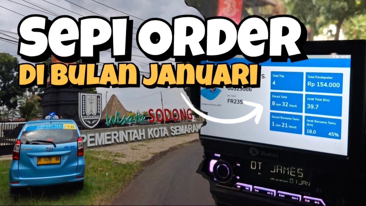 ORDER BLUEBIRD SEMARANG DIMANA KAU BERADA, SEPI NYA KELEWAT PARAH - YouTube