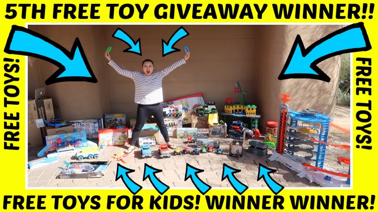 5TH FREE TOY Giveaway WINNER!!! YOU CAN WIN TOO! - YouTube