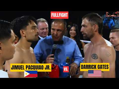 BRUTAL KO! JIMUEL PACQUIAO DESTROYS DARRICK GATES IN ROUND 2 I FULL FIGHT