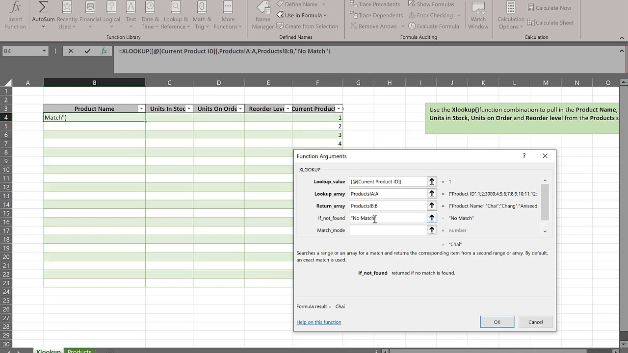 Xlookup demo - YouTube
