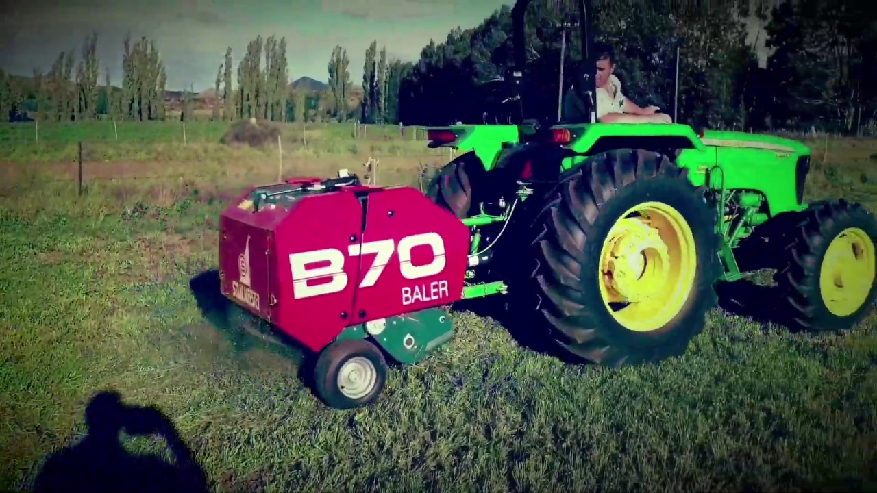 Baler B70 from Staalmeester on lusern. - YouTube