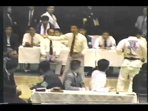 JKA SHIINA vs TANIYAMA KUMITE   YouTube