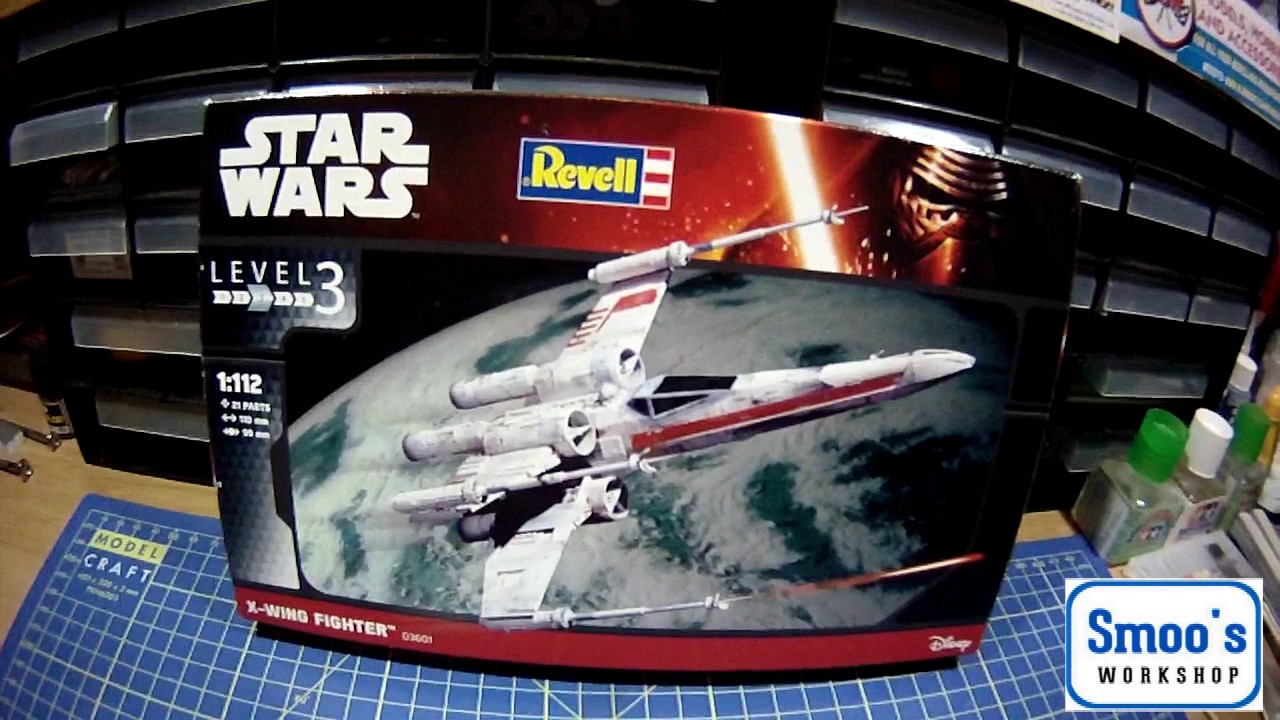 Revell 1:112 03601 X-Wing Fighter (Glue and paint type) Level 3 kit ...