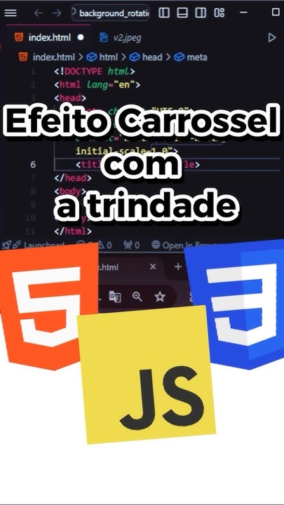 Efeito Carrossel Com Html Css E Javascript Html Css Javascript Programação Codingbr Youtube