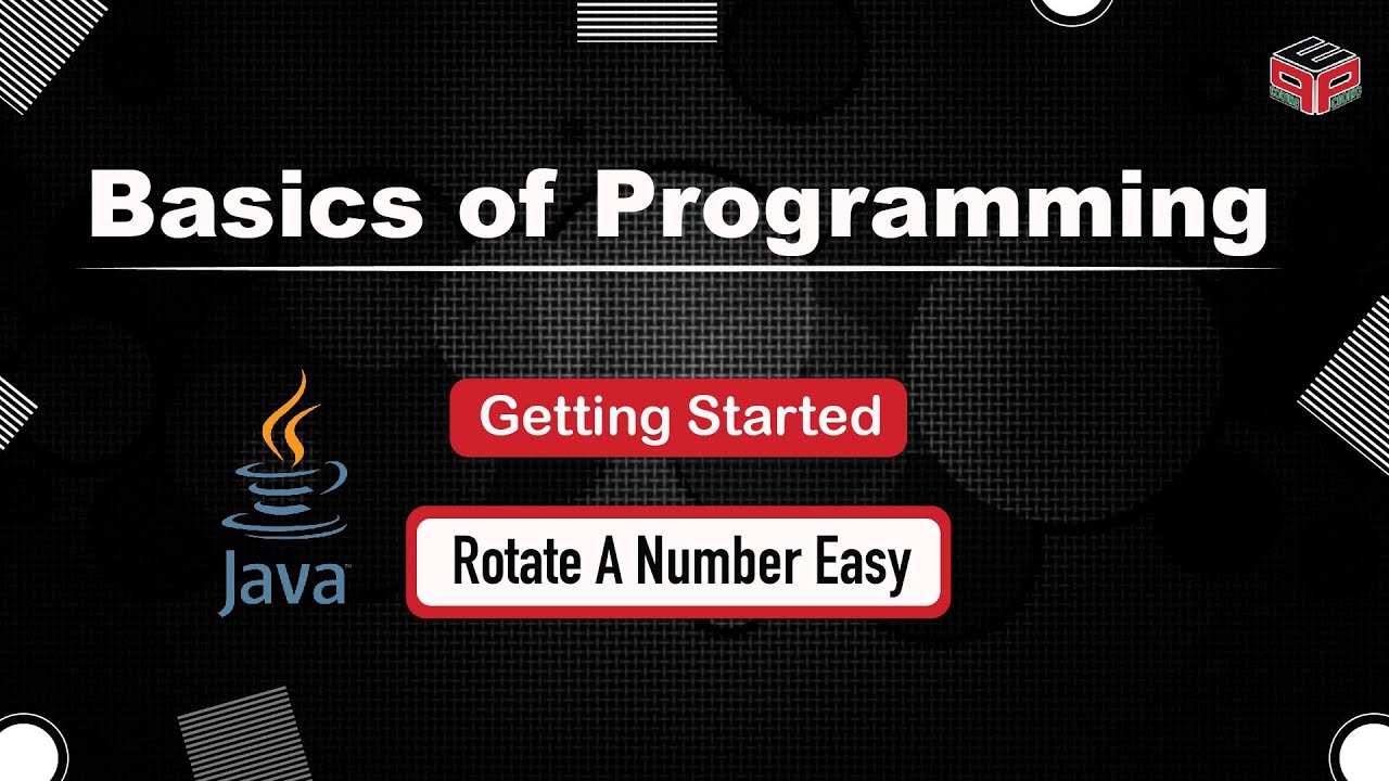 Rotate A Number | Getting Started | In English | Java | Video_15 - YouTube