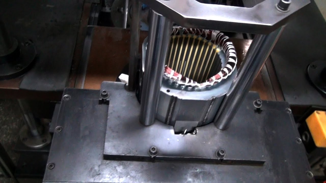 Motor Stator Coil Final Forming and Shaping Machine - YouTube