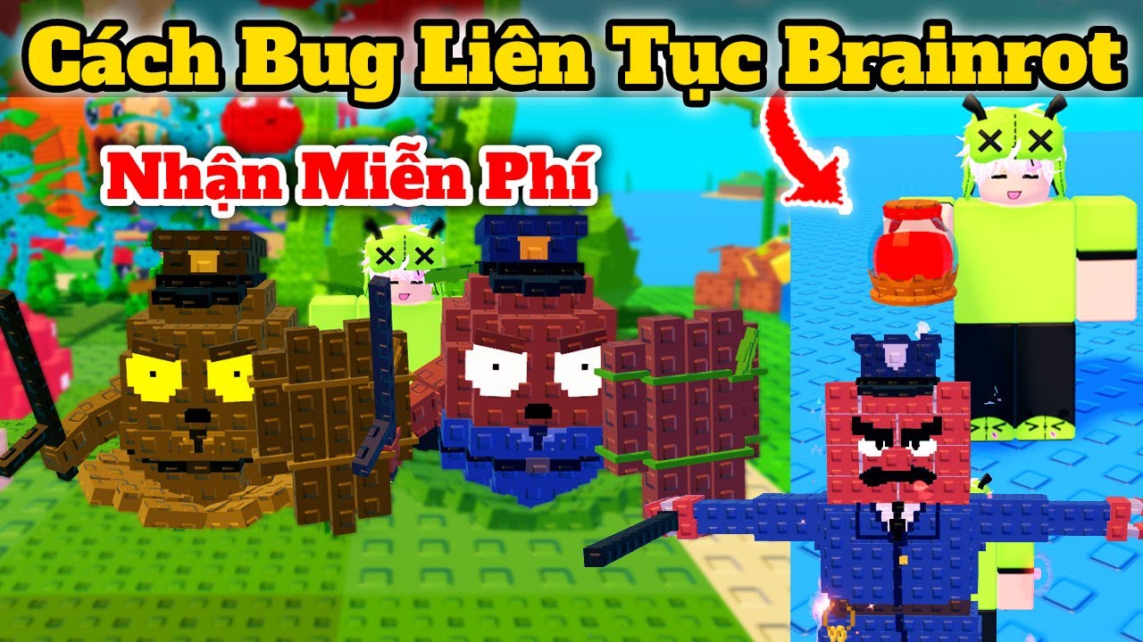 Cách Bug Brainrot Liên Tục, Nhận Capucino Miễn Phí Plant vs Brainrot ...