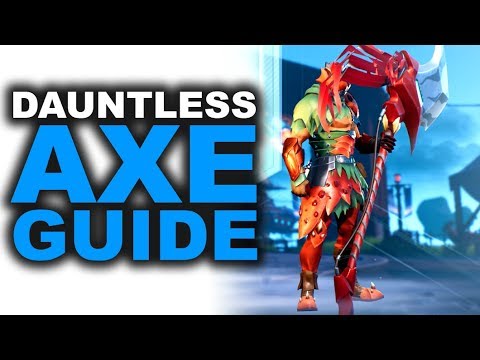 Dauntless Axe Guide | Dauntless Axe Gameplay - YouTube
