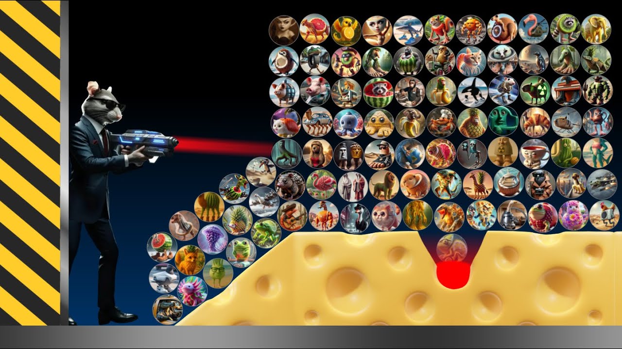 Escape from Tim Cheese - ALL 160 NEW Italian Brainrot Survival Marble ...