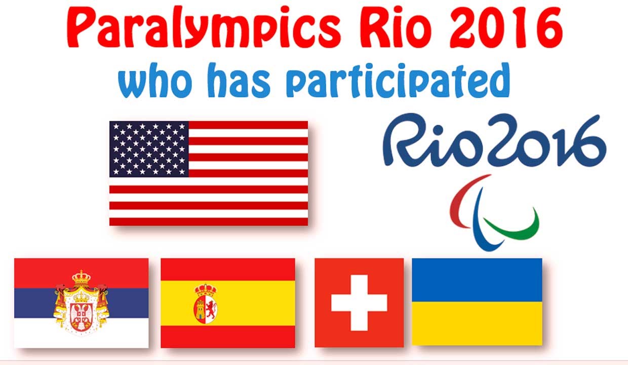 List of Participants Countries in Paralympics - Rio 2016 | How Many ...