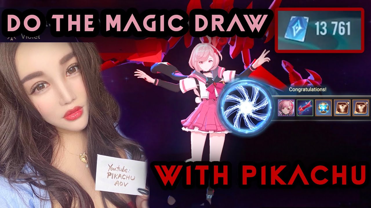 [Live] VIOLET DIMENSION BREAKER MAGIC DRAW WITH PIKACHU AOV | Arena of ...