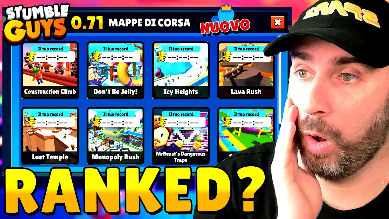NUOVA RANKED RACE? TORNO su STUMBLE GUYS! - UPDATE 0.71 - YouTube