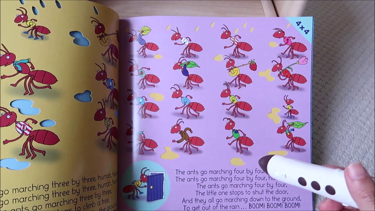 【JY經典點讀繪本】The Ants Go Marching - YouTube