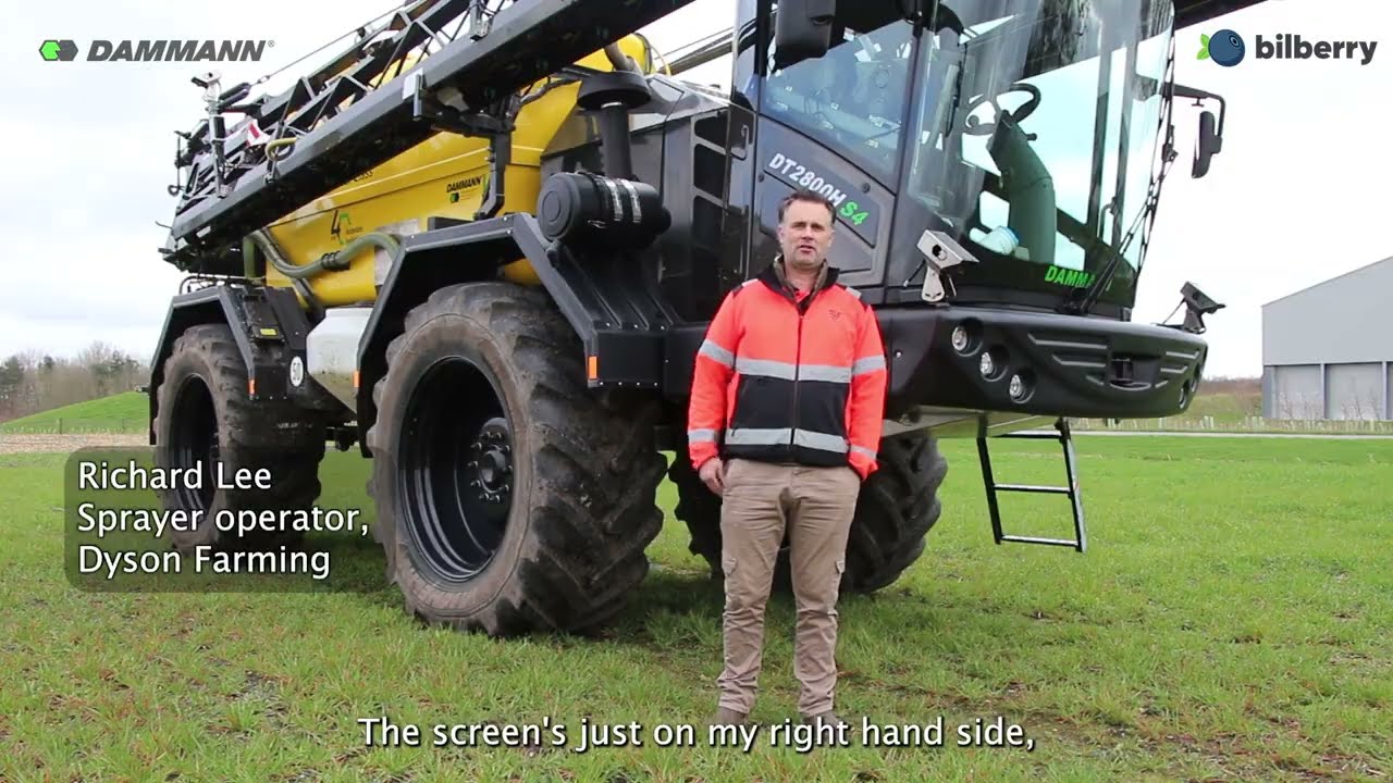 Dyson Farming - Bilberry Intelligent Spot Spraying - YouTube