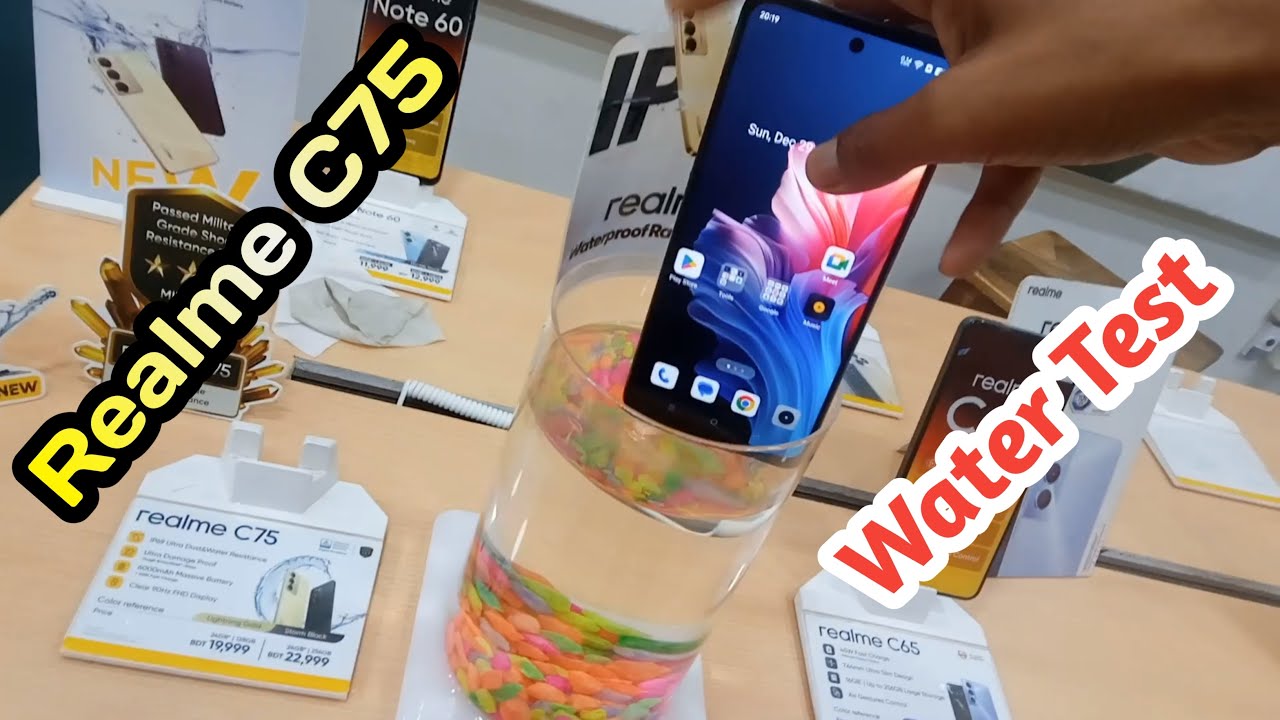 Realme C75 | Realme C75 Water Test | Realme C75 Review & Price in BD ...