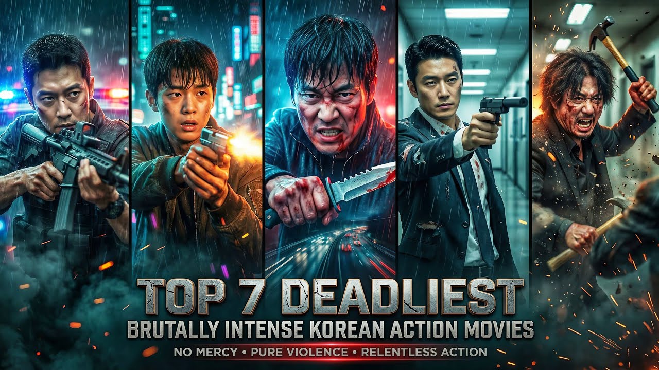 Top 7 Highly Deadliest BRUTAL Korean ACTION Movies on Netflix & Prime ...