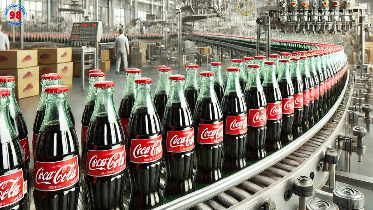 Inside The Mass Production Factory - Coca Cola Glass Bottle Mass ...