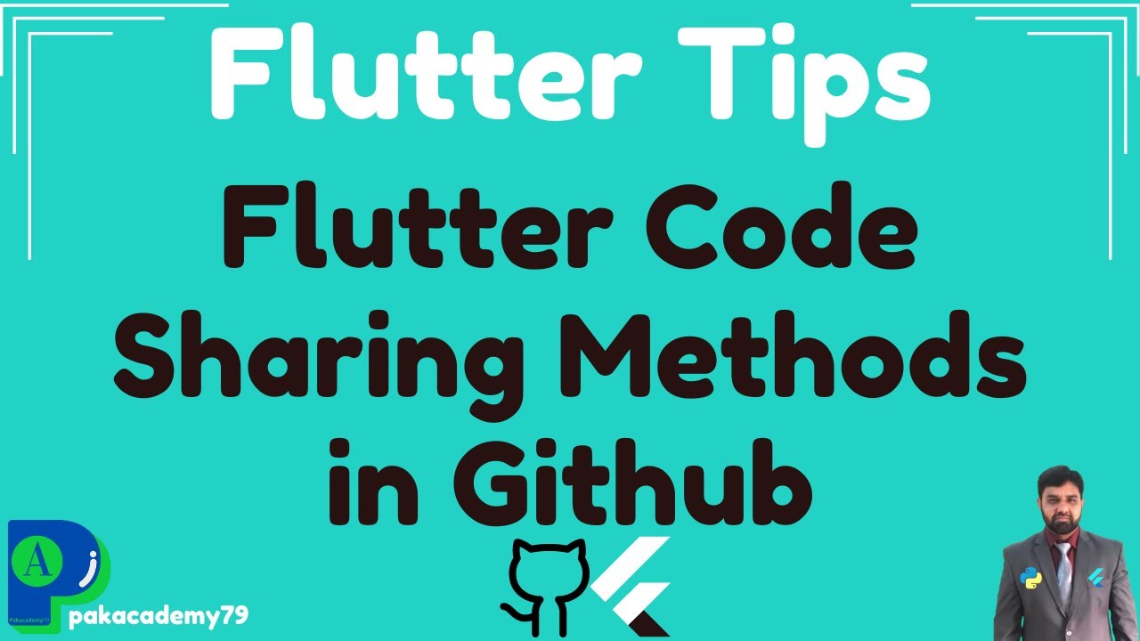 Flutter Code Sharing Methods Flutter Code Sharing Methods In Github Youtube