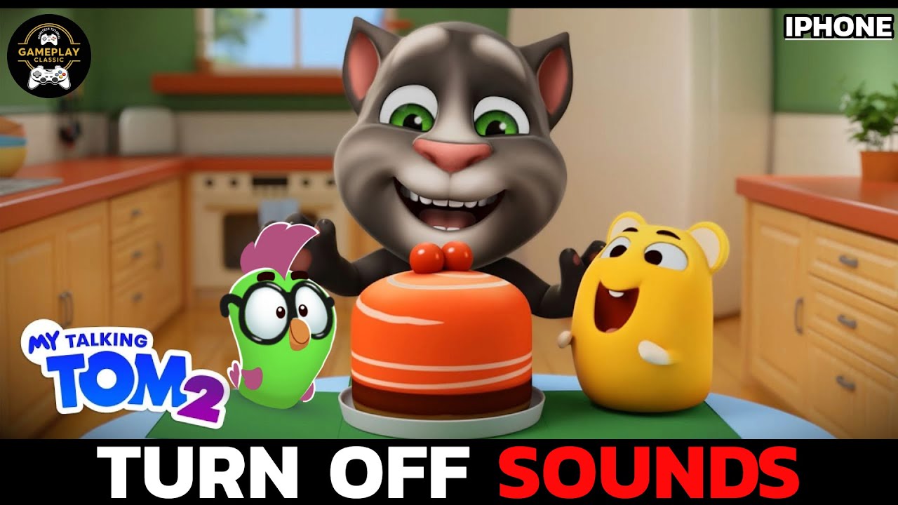 How to Turn Off Sound in My Talking Tom 2 (Mute Music & Sound Effects ...