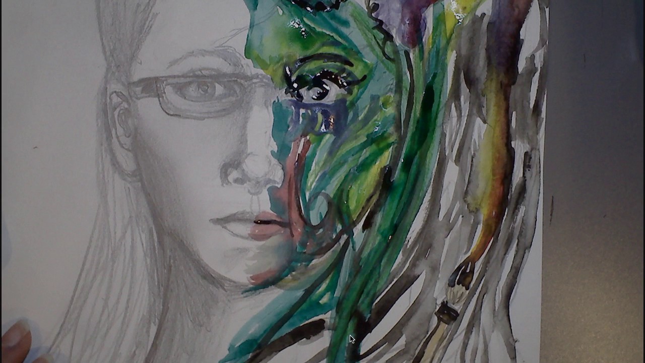 Self portraits alter ego final day - YouTube
