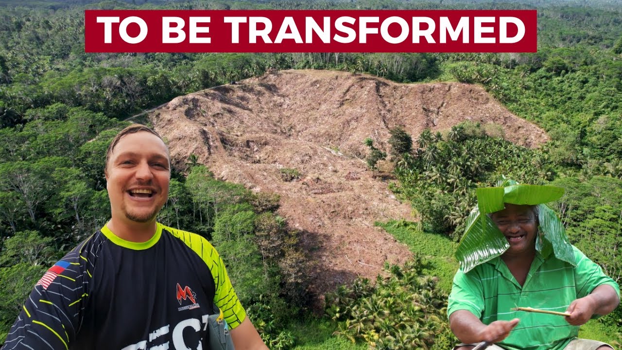 PHILIPPINES LAND TRANSFORMATION (Kumander Daot Family Farm!) - YouTube