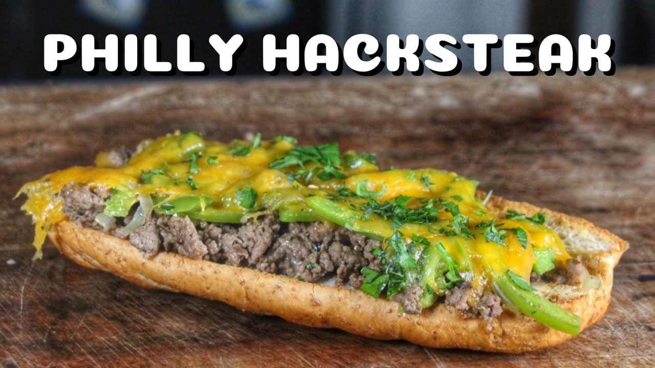PHILLY CHEESE HACKSTEAK SANDWICH - EINFACHE VARIANTE vom USA - GRILL ...
