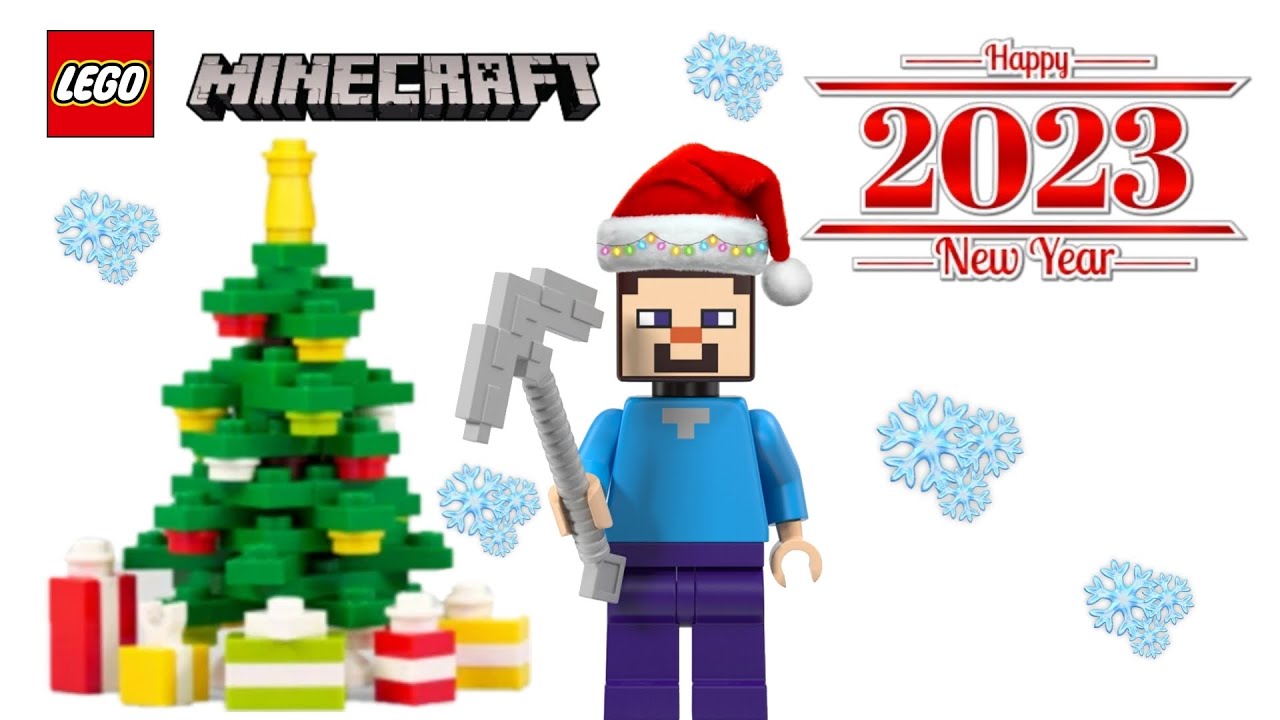 Happy New 2023 Year! | Lego minecraft | Stop motion animation - YouTube