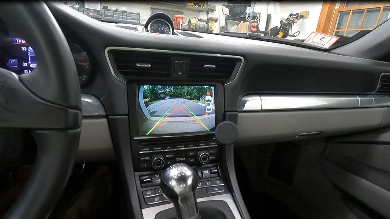 Installing a Rear Backup Camera in my Porsche 911 991 - YouTube