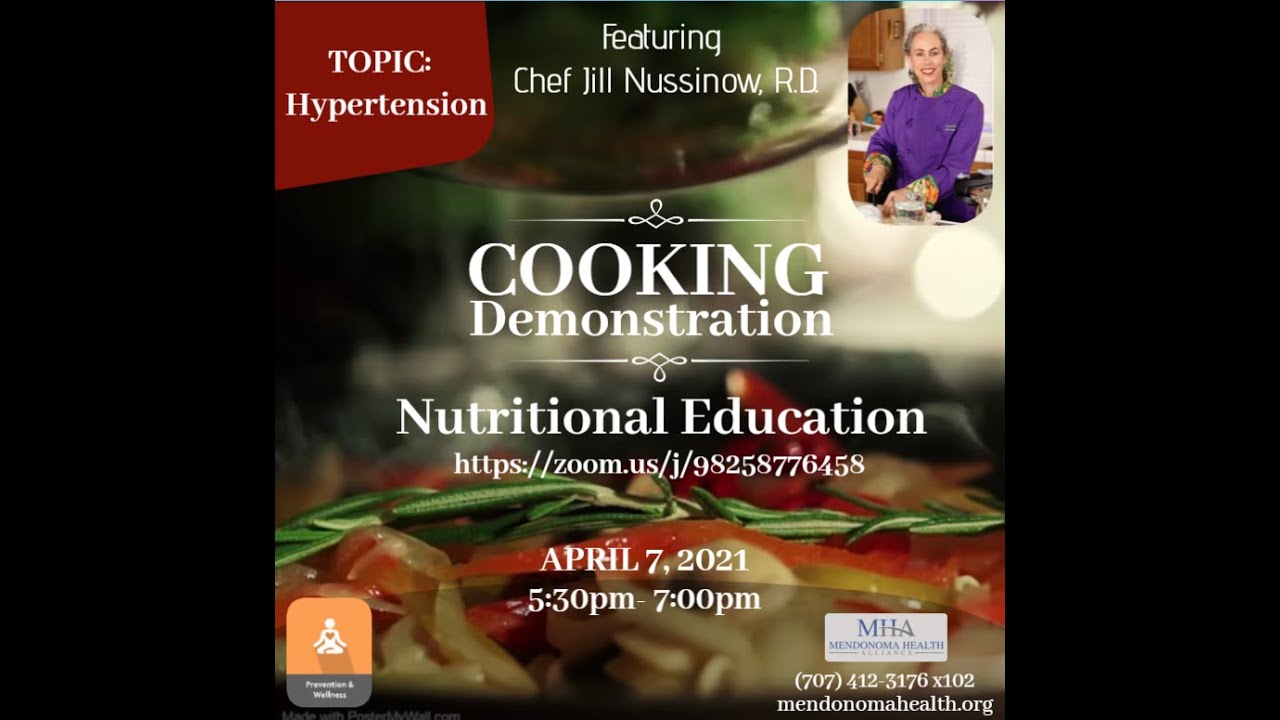 Cooking Demonstration & Nutritional Education Focusing On Hypertension ...