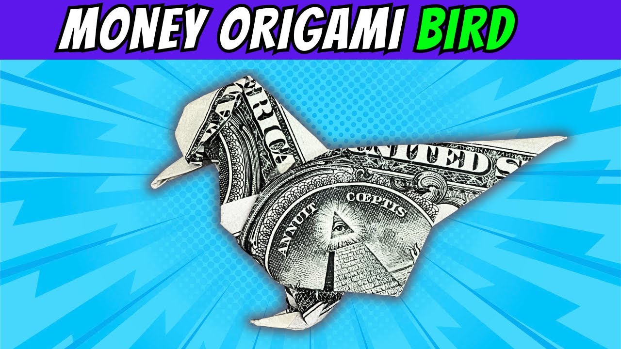🕊️Create a Stunning Money Origami Bird - Perfect Gift Idea!💸 - YouTube