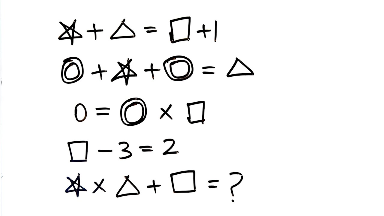 Find the values for shapes and also solve the end puzzle. - YouTube
