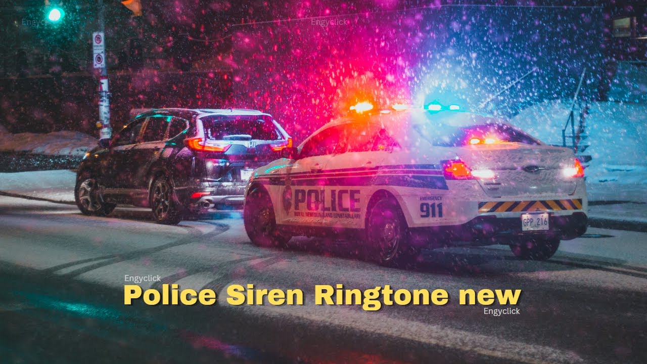 New Police Siren Sound Effect 🚨 | High-Pitched Emergency Siren SFX ...