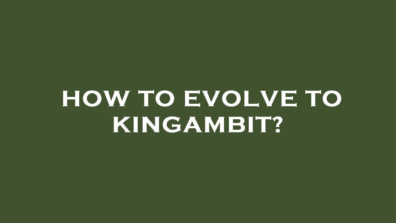 How to evolve to kingambit? - YouTube