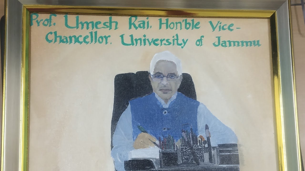 Portrait of Prof. Umesh Rai || Vice-chancellor of the university of ...