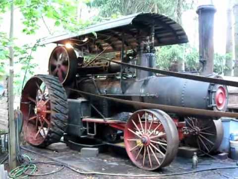 Frick Steam Tractor in Operation - YouTube