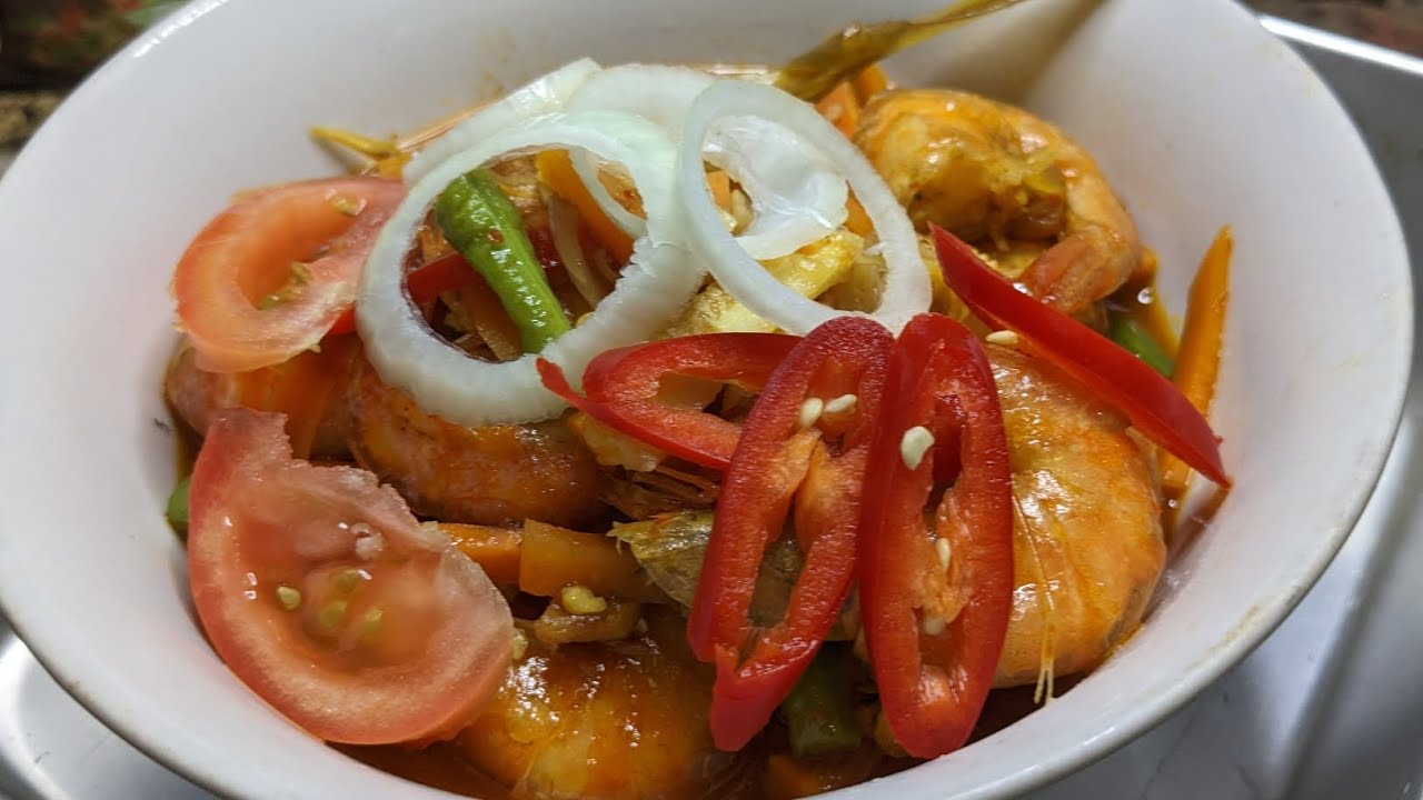 udang paprik mudah - YouTube