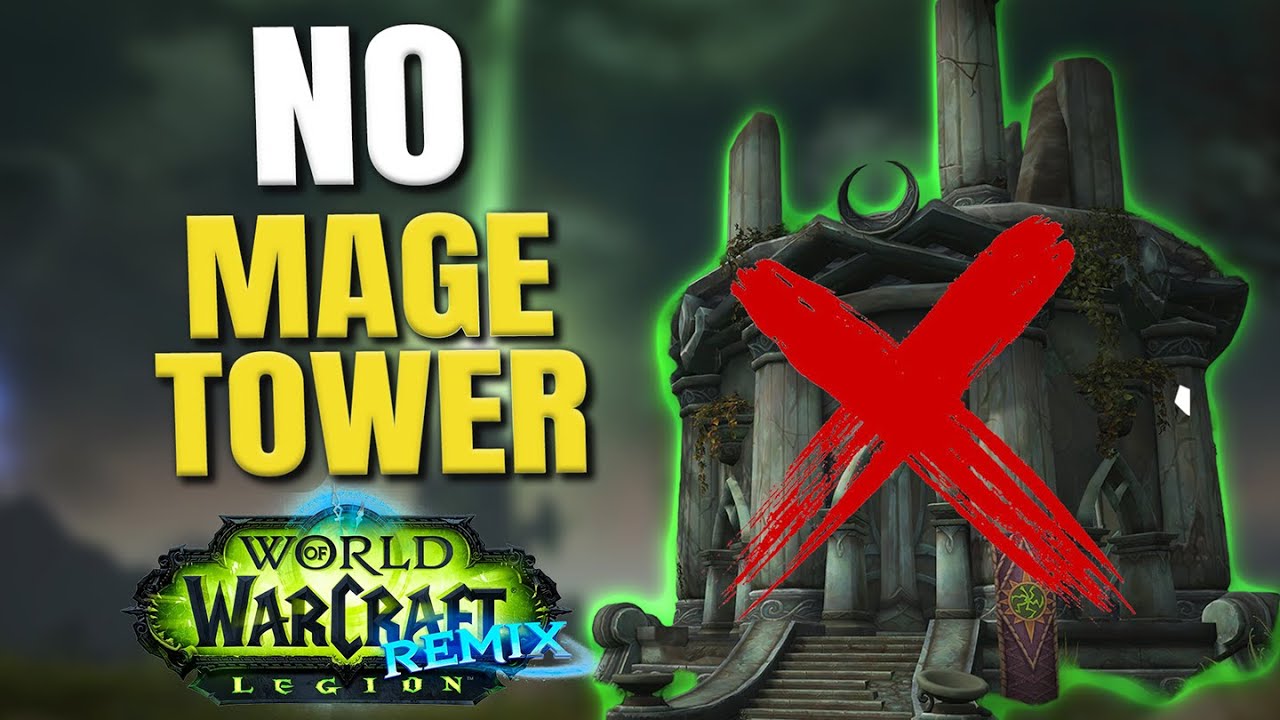 NO Legion Remix Mage Tower Rewards?! Players Are ANGRY! - YouTube