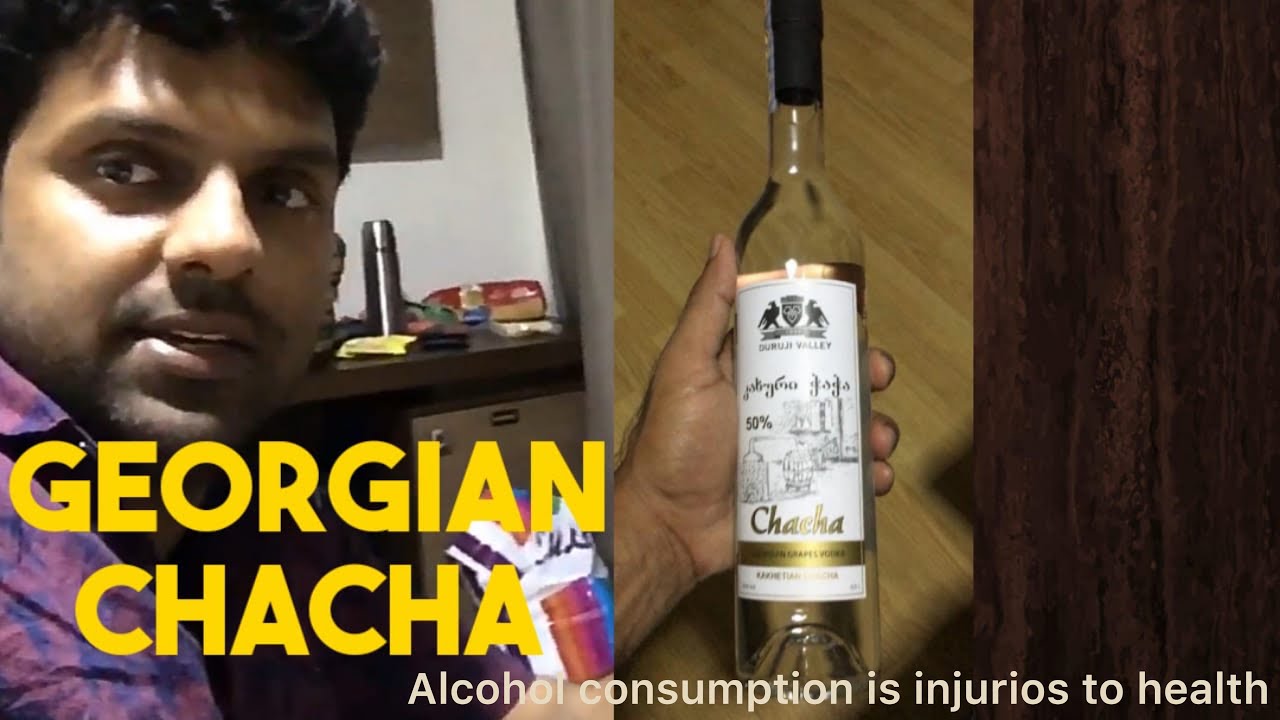 Drinking Georgian grapes vodka #chacha #hot# - YouTube