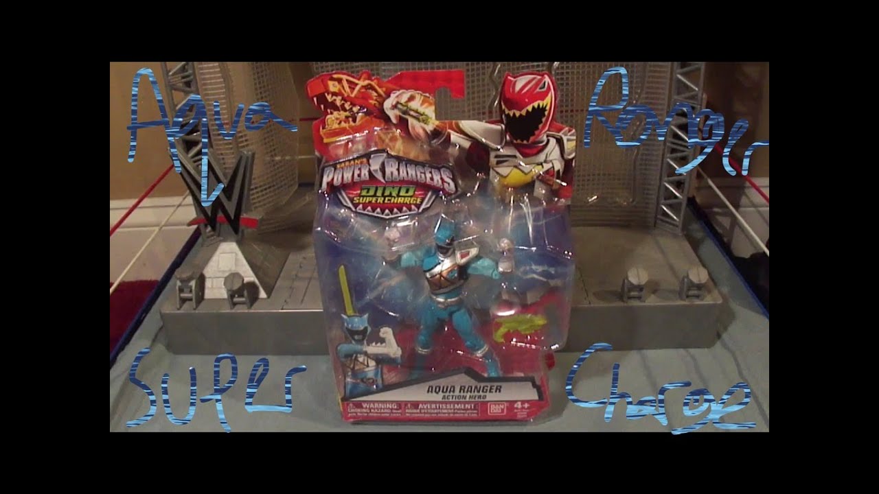 Power Rangers Stuff:Dino Supercharge-Aqua Ranger 5in Action Figure ...