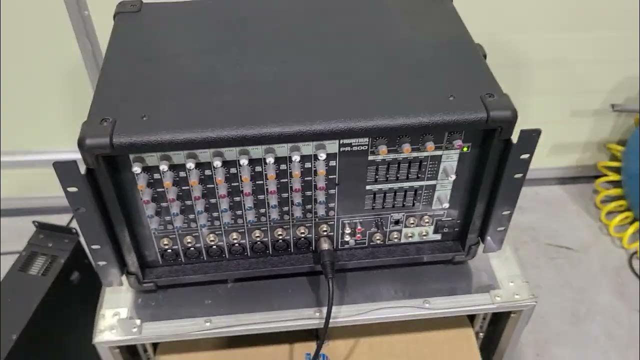 (LEEM)임산업 PR-500 8채널 500W 파워드믹서 중고 - YouTube