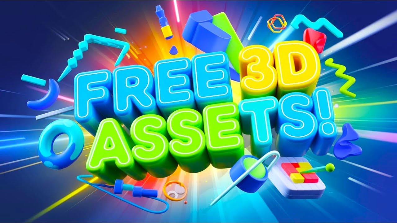 Free 3D Assets for Graphic Designers #graphicdesign #uidesign # ...