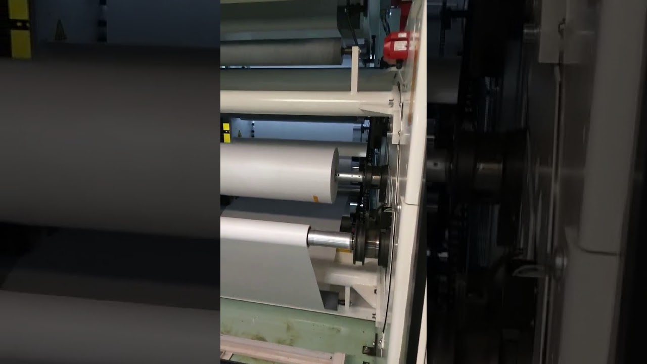 automatic flying splicing unit - YouTube