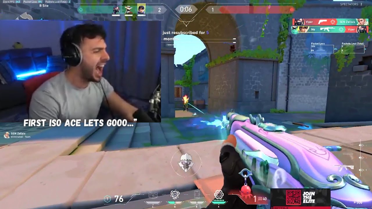 Tarik Gets His 1st ISO Ace With New Valiant Hero Vandal - YouTube