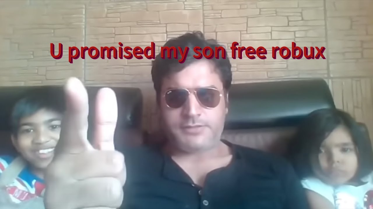 U promised my son free robux I gave credits check the description - YouTube