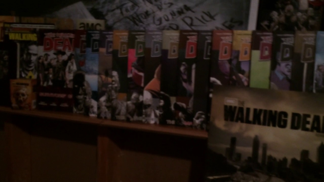 Ryan's The Walking Dead set (behind the scenes) - YouTube