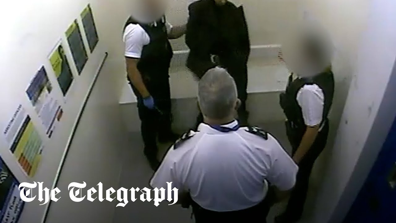 Footage shows moments before custody sergeant Matt Ratana was shot dead ...
