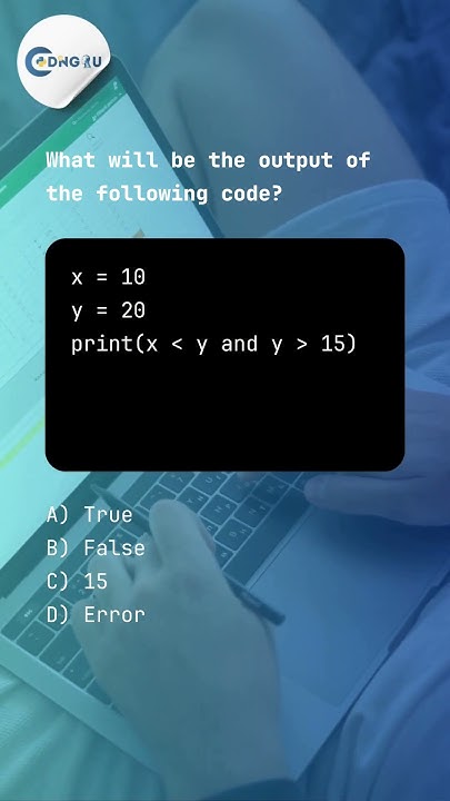 Python Mcq Using Logical And Python Pythonmcq Pythoncoding Coder